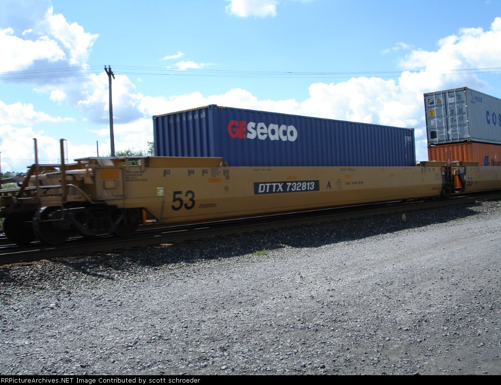 DTTX 732813A Double Stackcar EB